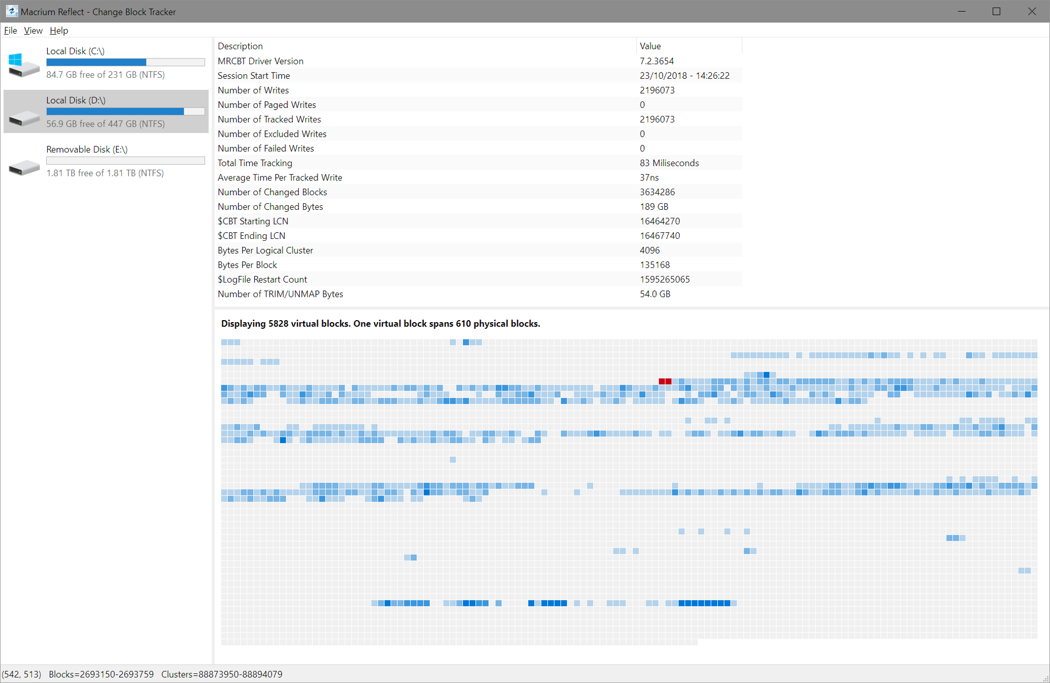 Macrium Changed Block Tracker